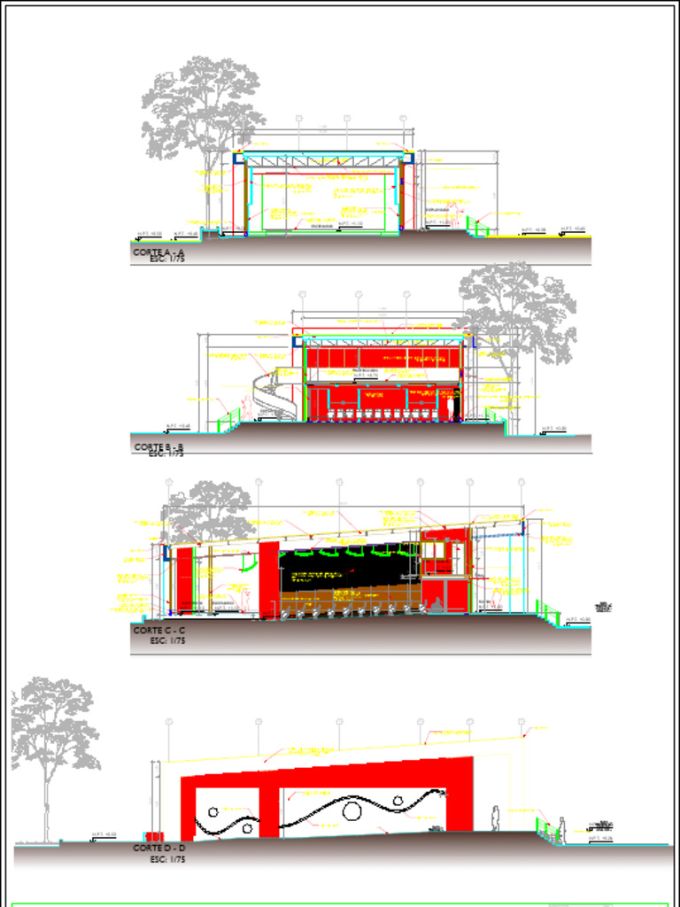 PLANO AA12 - AUDITORIO CORTES-Modelo | PDF