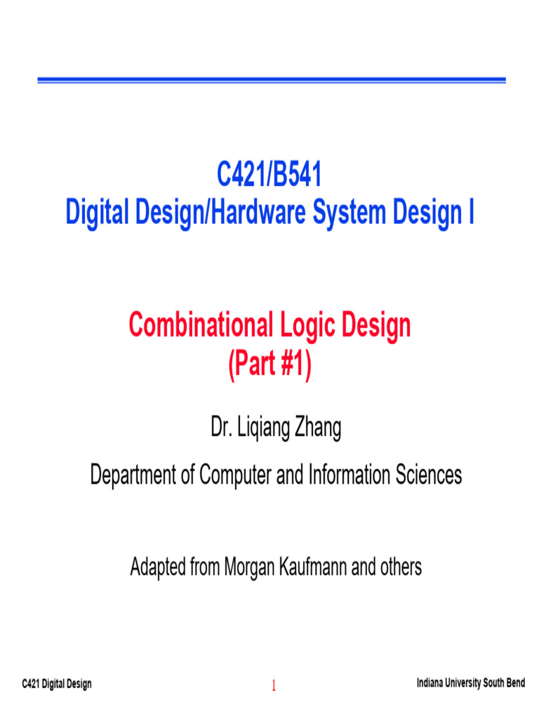 C421 Combinational Logic Part1 A | PDF | Logic Gate | Electronic Circuits