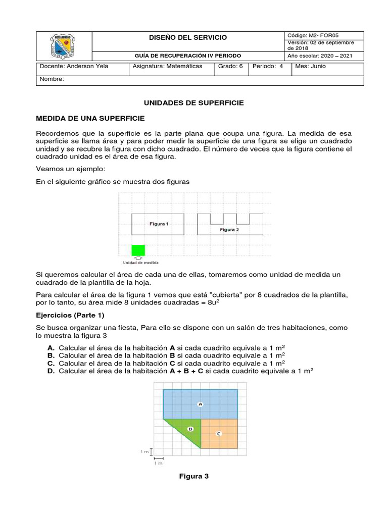 Medidas de Superficie | PDF | Triángulo | Rectángulo