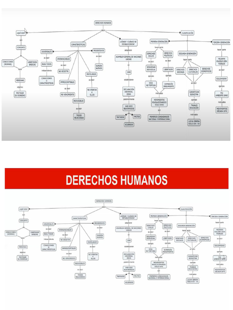 Mapa Conceptual DDHH | PDF