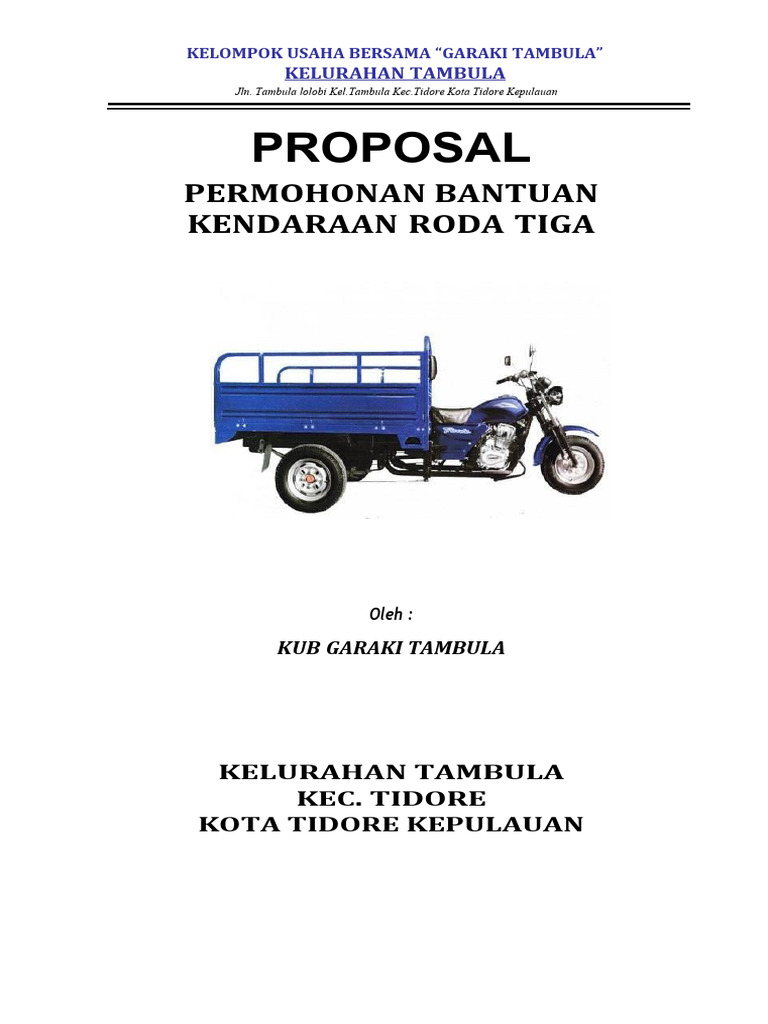 PROPOSAL RODA 3 PEMUDA | PDF