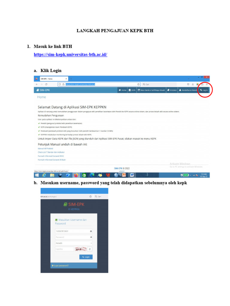 Langkah Pengajuan Kepk BTH | PDF | Pengelolaan Keuangan & Uang