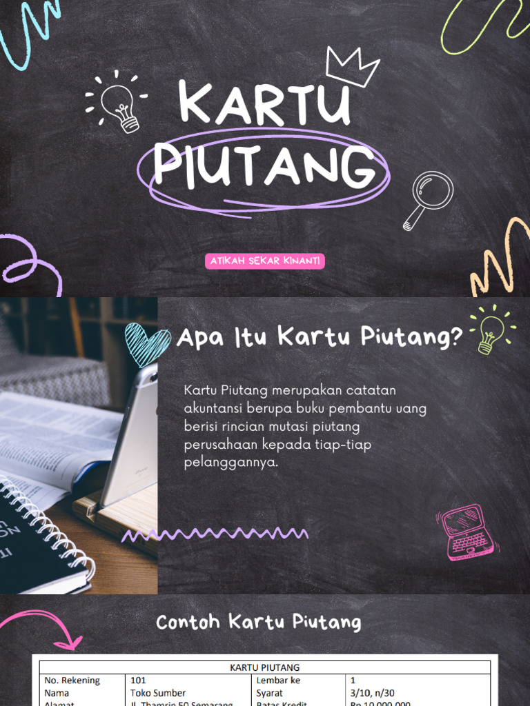 Presentasi Kartu Piutang | PDF | Hukum