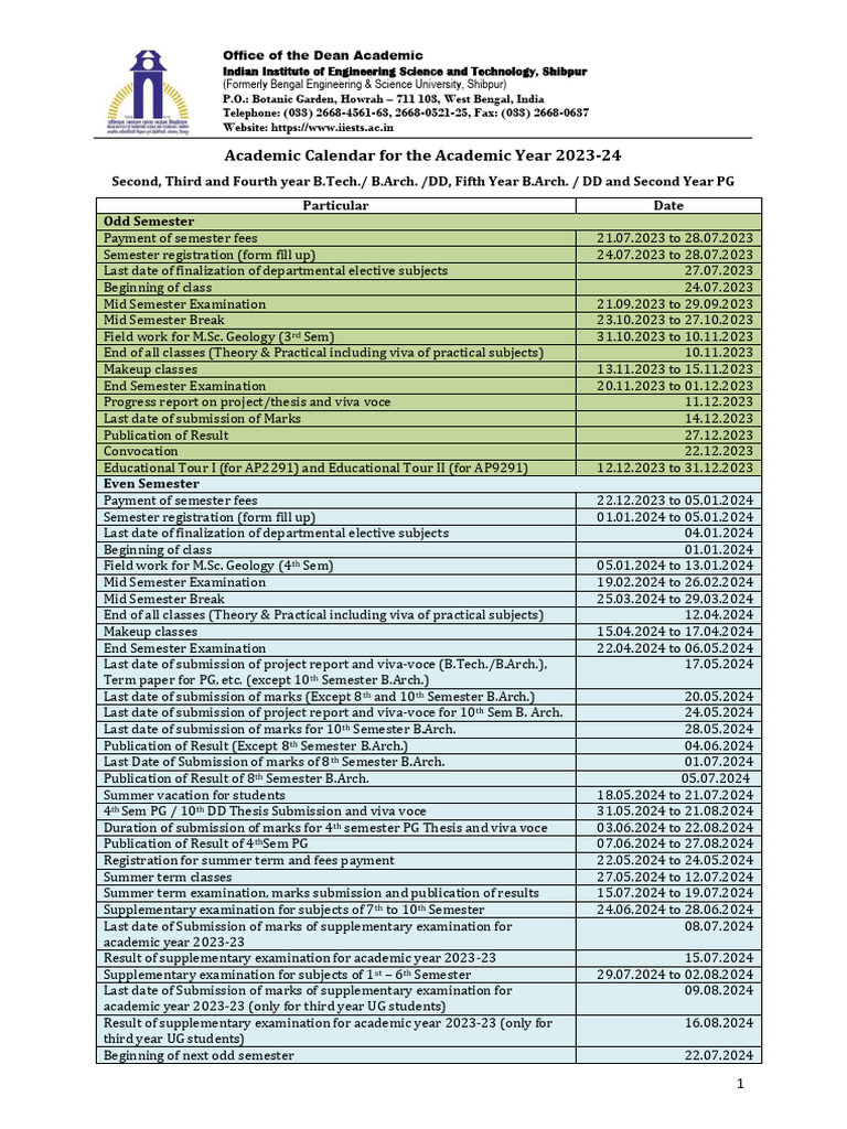 Academic Calendar AY 2023-24 | PDF | Thesis | Academic Term