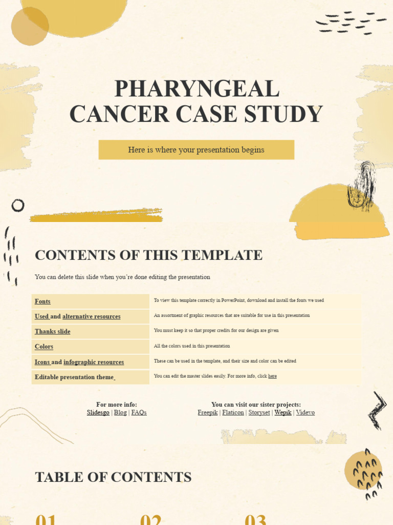 Pharyngeal Cancer Case Study by Slidesgo | Download Free PDF | Medical ...