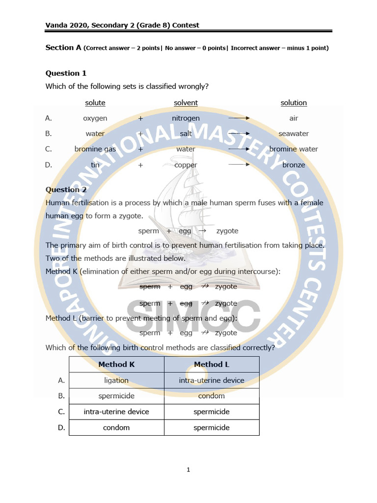 Vanda 2020 Grade 8 + AK | PDF | Molecules | Chemical Compounds