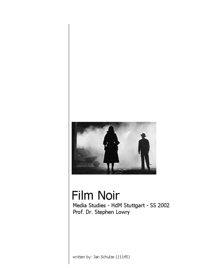 Film Noir | PDF | Film Noir | Genre