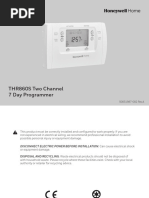 RWB9 Programmer Installation Guide | PDF | Electrical Wiring | Switch