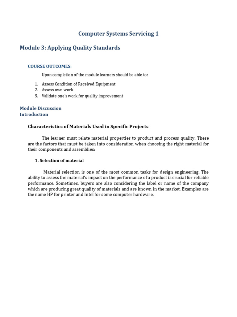 Module_3-Applying_Quality_Standards_updated-converted | PDF | Quality ...