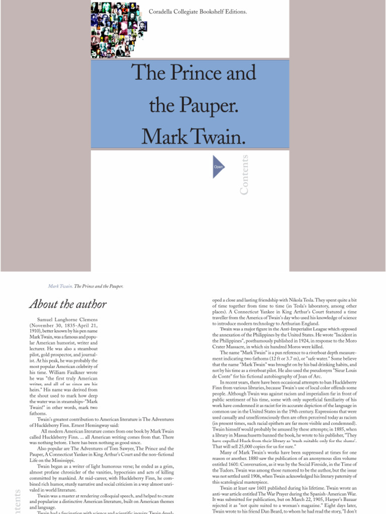The Prince and The Pauper Emule | PDF