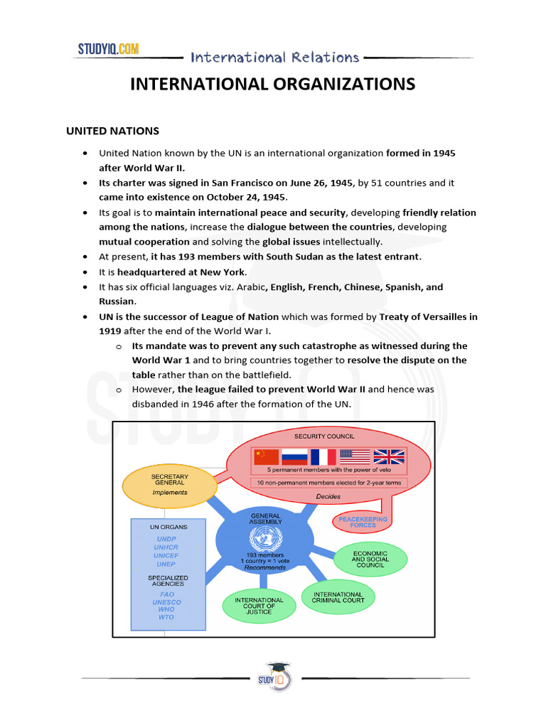 United Nation Hand Made Notes Ir | PDF | United Nations Security ...