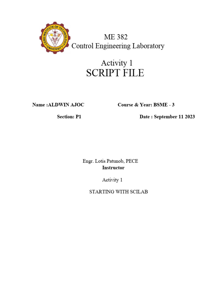 Activity 1 | PDF | Trigonometric Functions | Real Analysis