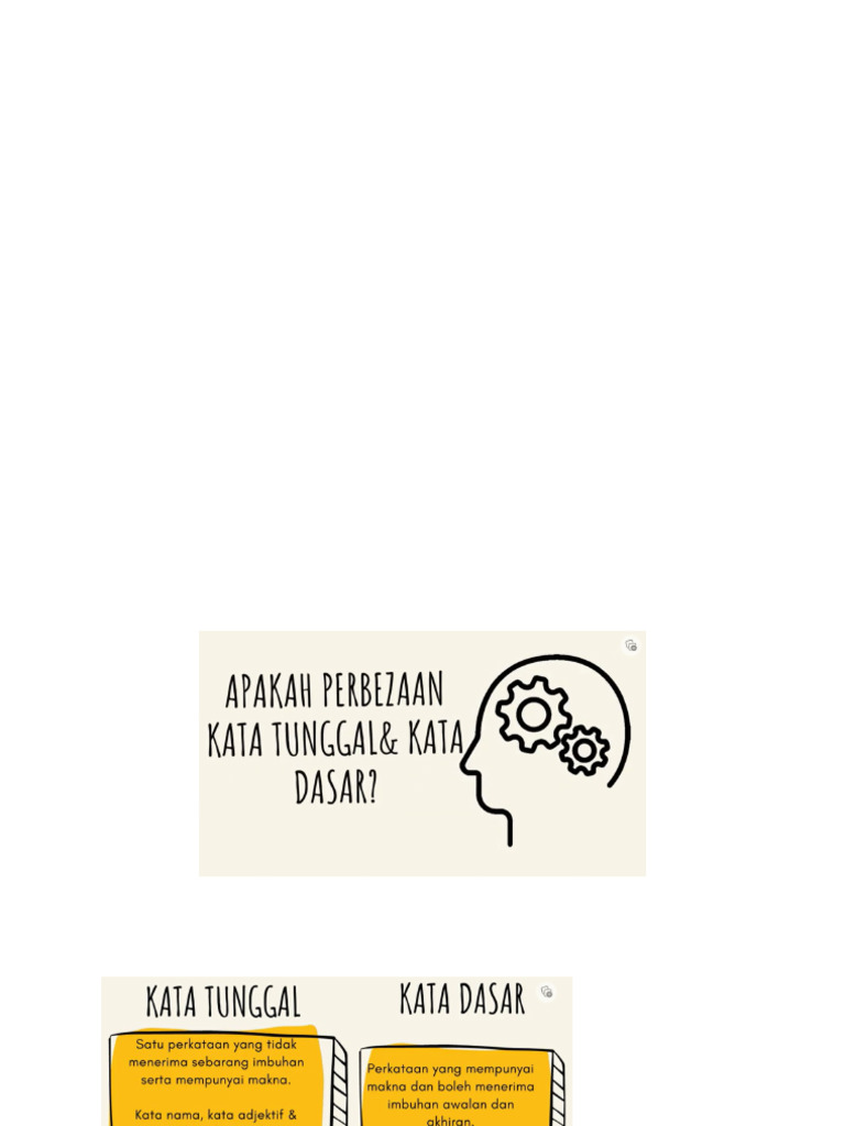Kata Tunggal & Kata Dasar | PDF