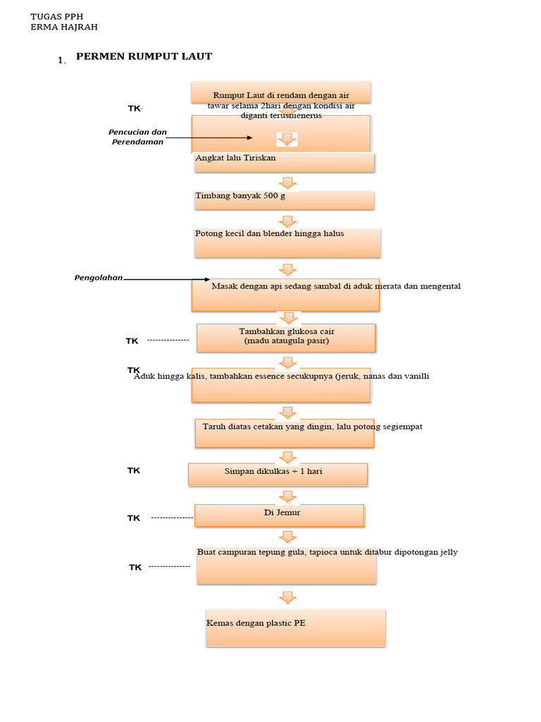 Cara Membuat Permen Rumput Laut | PDF
