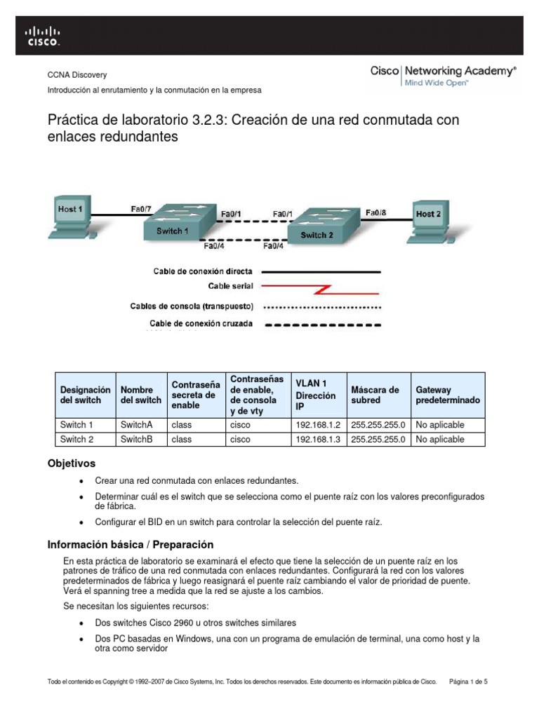Práctica de Laboratorio 3.2.3 | PDF