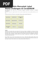 Cara Print Label Undangan 103 Paling Mudah | PDF