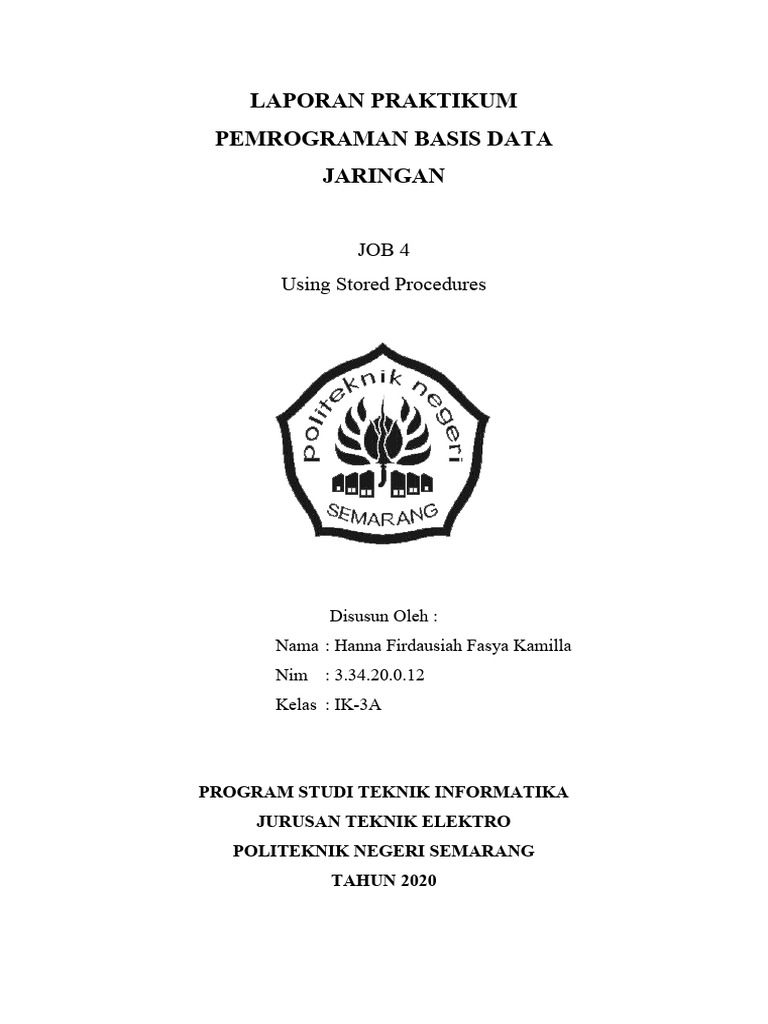 Panduan Praktikum Stored Procedures SQL | PDF