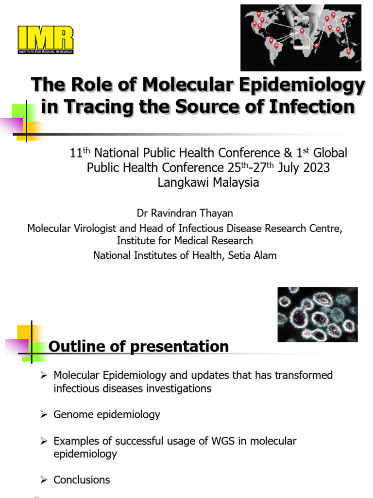 The Role of Molecular Epidemiology in Tracing Source of Infection | PDF ...