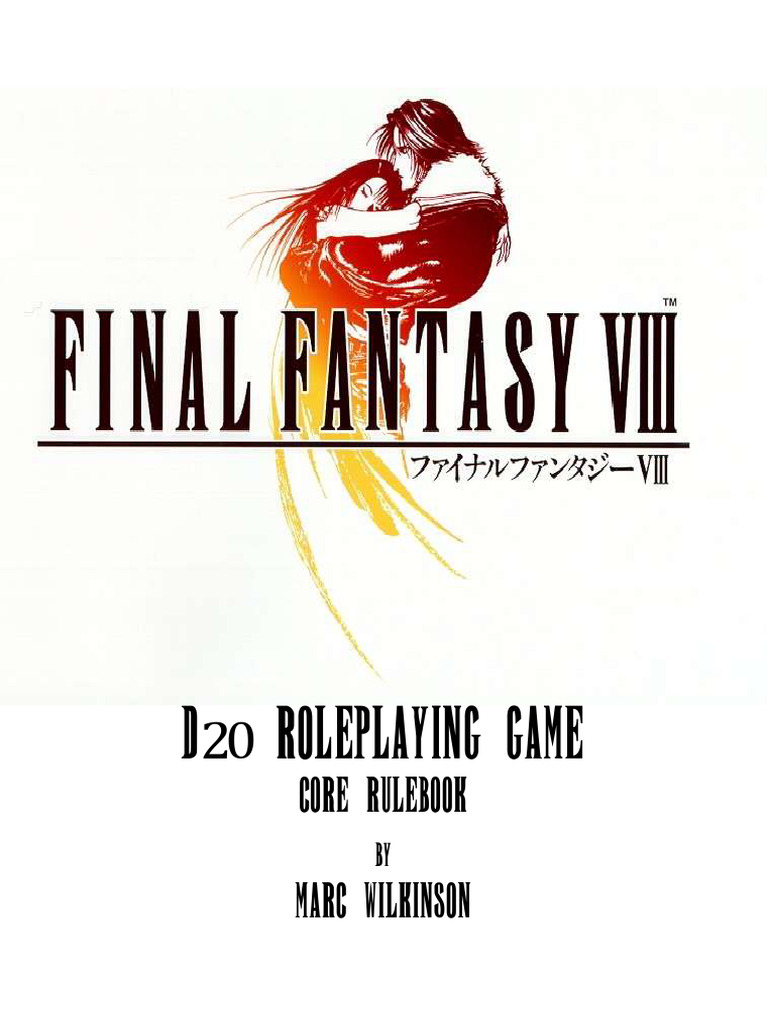Final Fantasy VIII d20 - Core Rulebook | PDF | Tabletop Games | Gaming