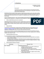 General SWP Template | PDF | Risk Assessment | Safety