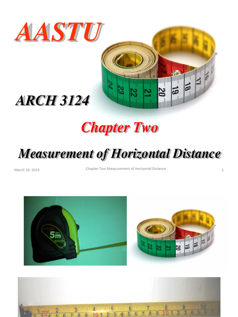 2 - Chapter Two Horizontal Distance Measurment - Students | PDF ...