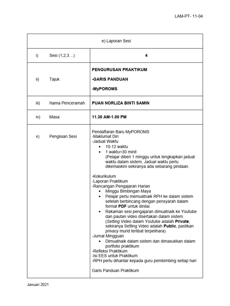 Laporan Sesi 4 | PDF