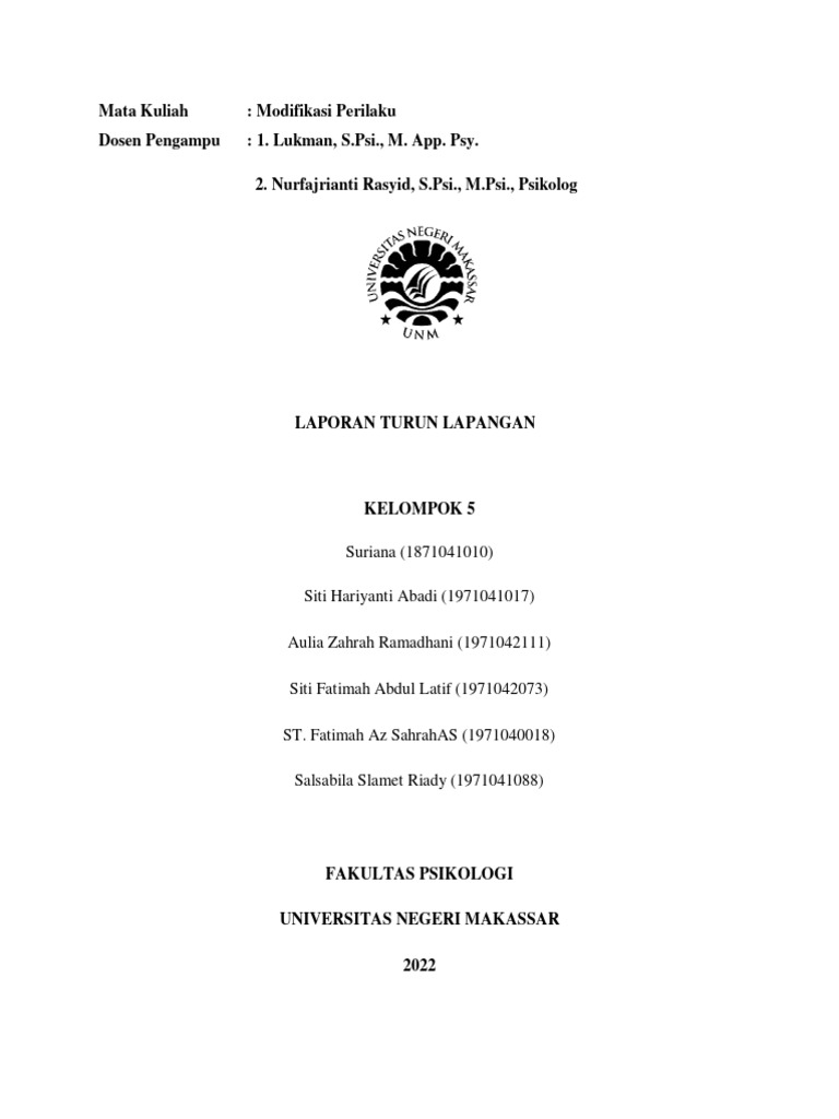 Modifikasi Perilaku | PDF | Kesehatan Holistik