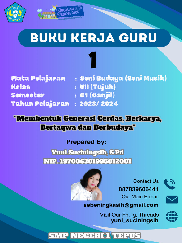 Cover Buku Kerja Guru - 1 | PDF