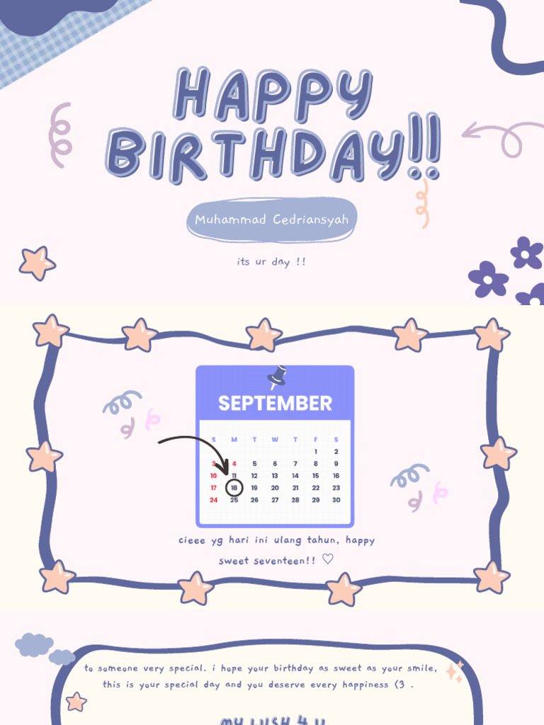 HBD Cebongg Xixixi | PDF