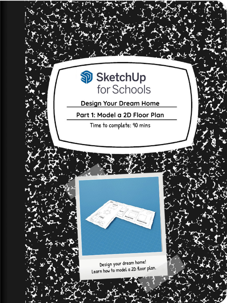 SketchUp for Schools: 2D Floor Plan Guide | PDF | Icon (Computing ...