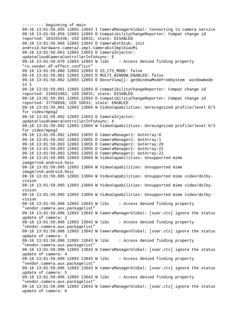 Log Cat 1694847719010 | PDF | Software | Computing