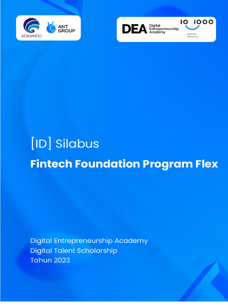 Silabus - Fintech Foundation Program Flex | PDF | Komputer