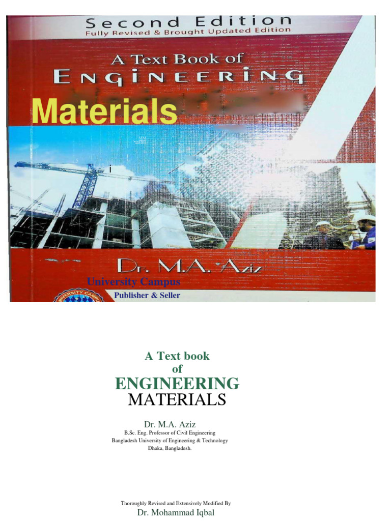 Engineering Materials Book by Dr. M. A. Aziz | PDF | Deformation ...