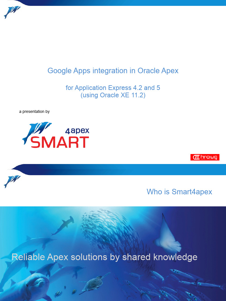 Google Apps Integration in Oracle Apex: For Application Express 4.2 and ...