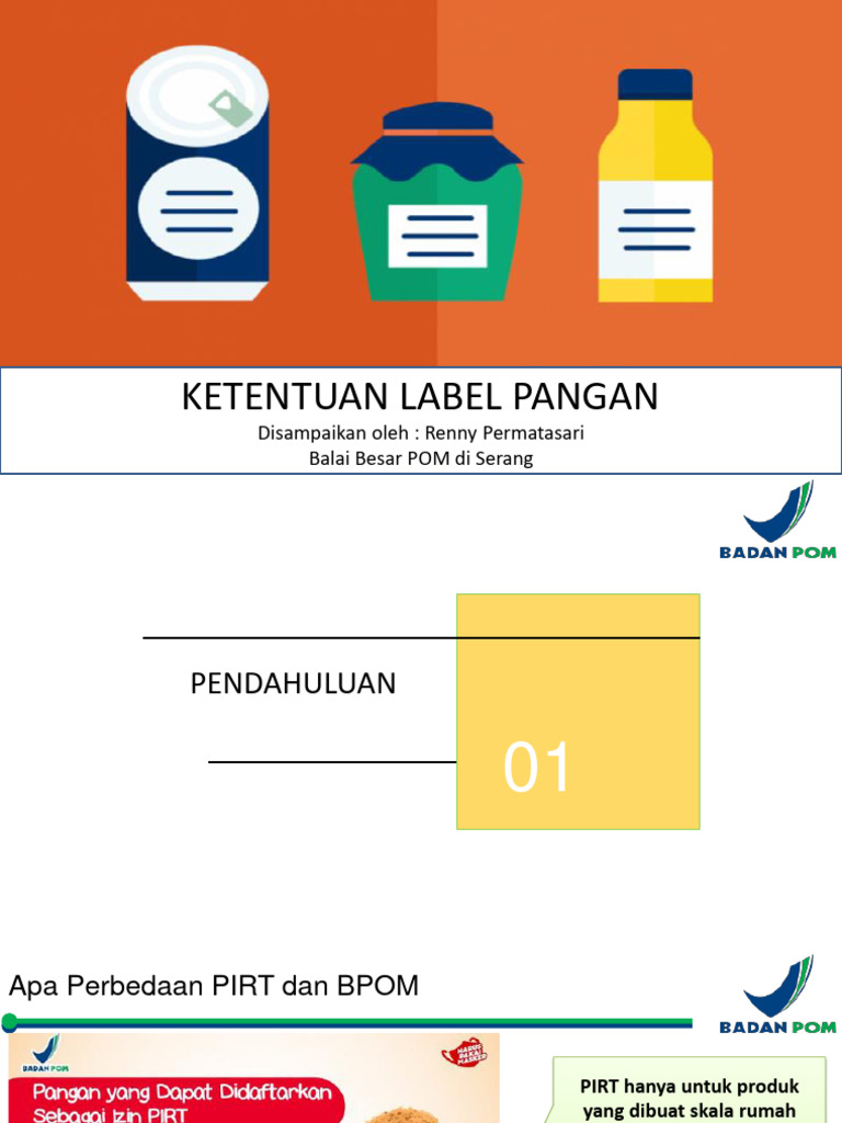 Label Pangan | PDF