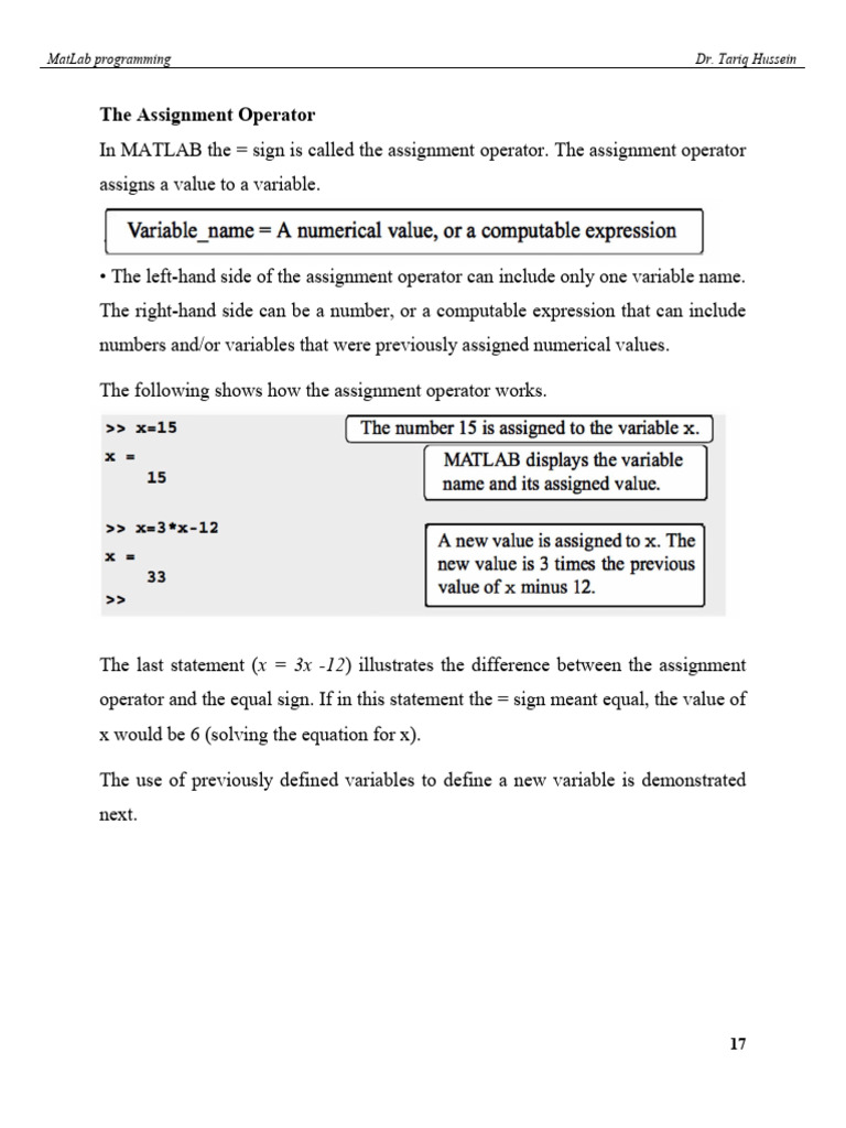 Lec 4 Pdf Reserved Word Matlab