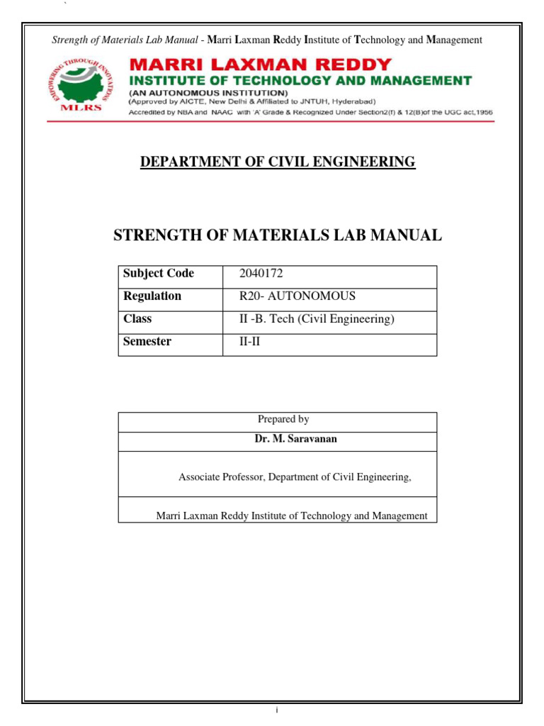 Som Lab | PDF | Deformation (Engineering) | Hardness