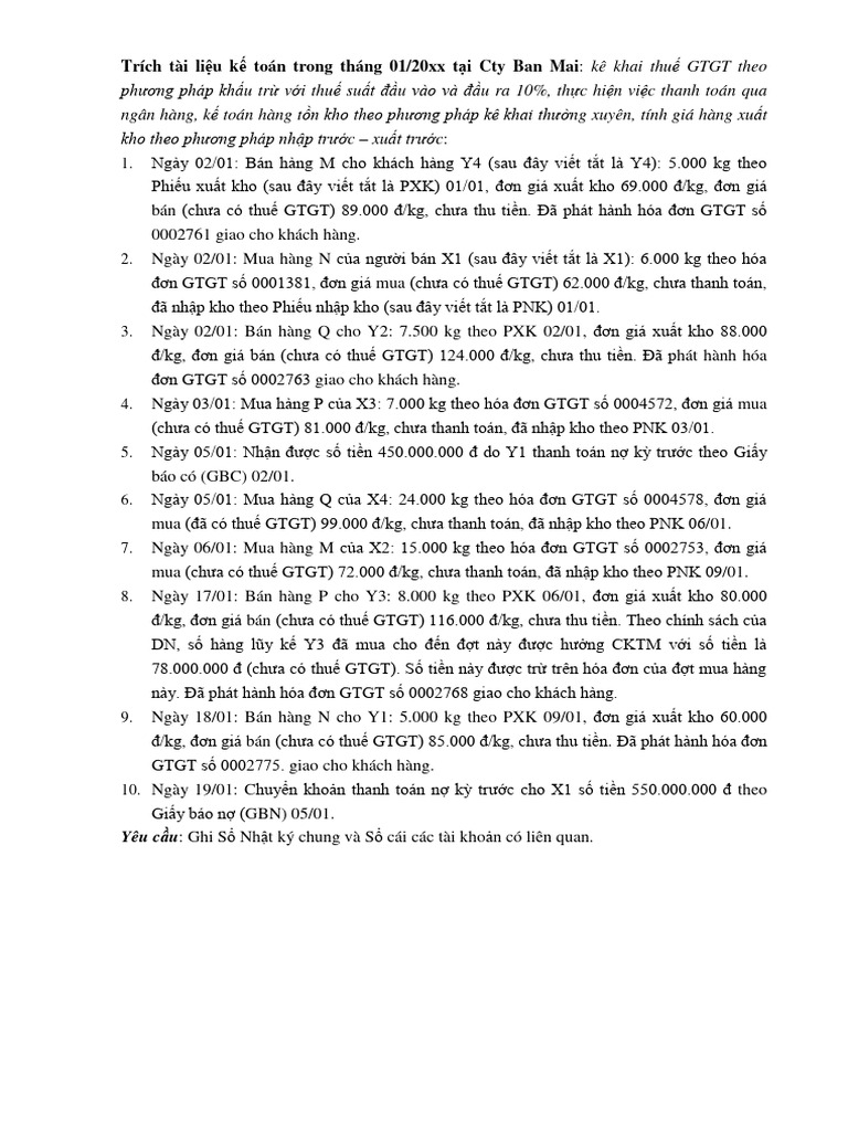 NLKT 2. So Ke Toan | PDF