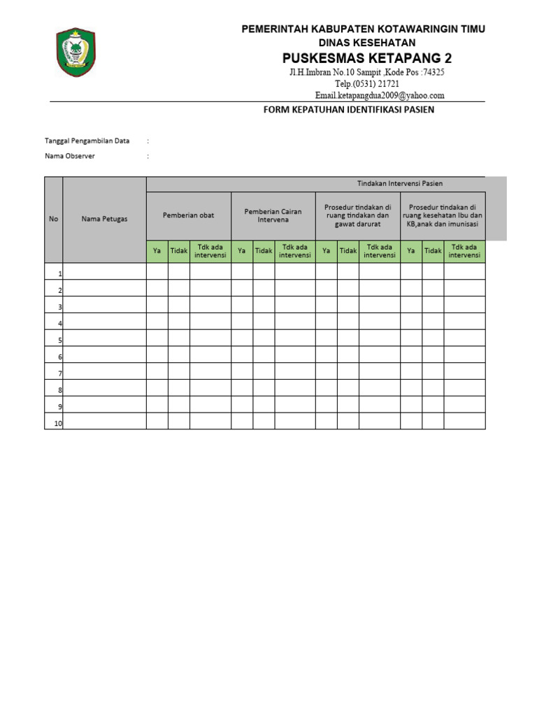 Form IMN KTP 2 | PDF