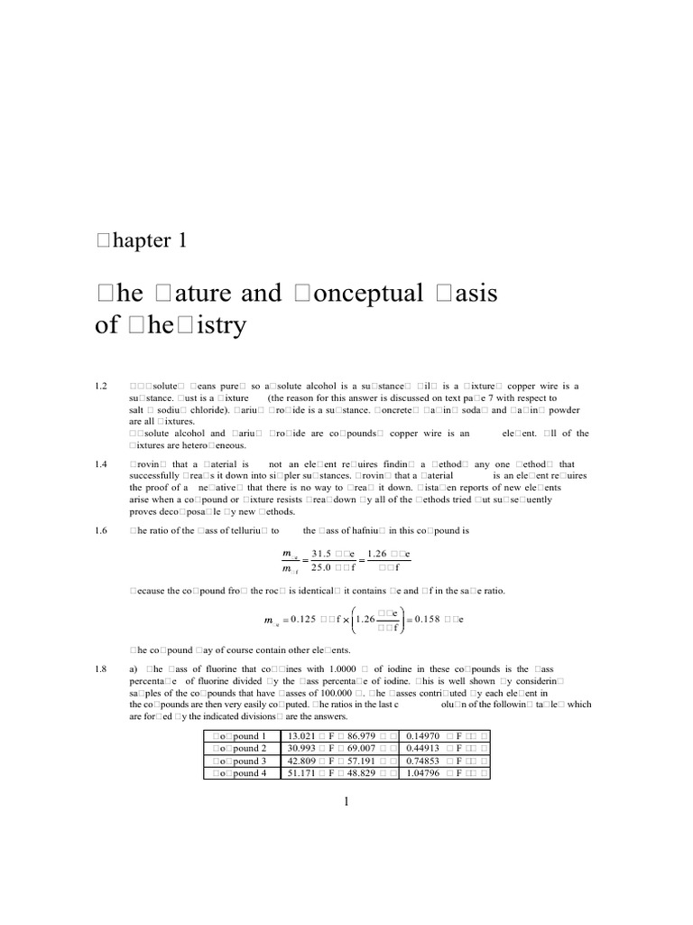 Principles of Modern Chemistry 7e-Oxtoby - Even (깨짐) | PDF