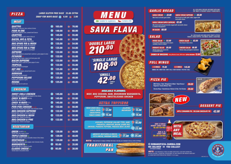 Zambia Menu MAR-2023-HR | PDF