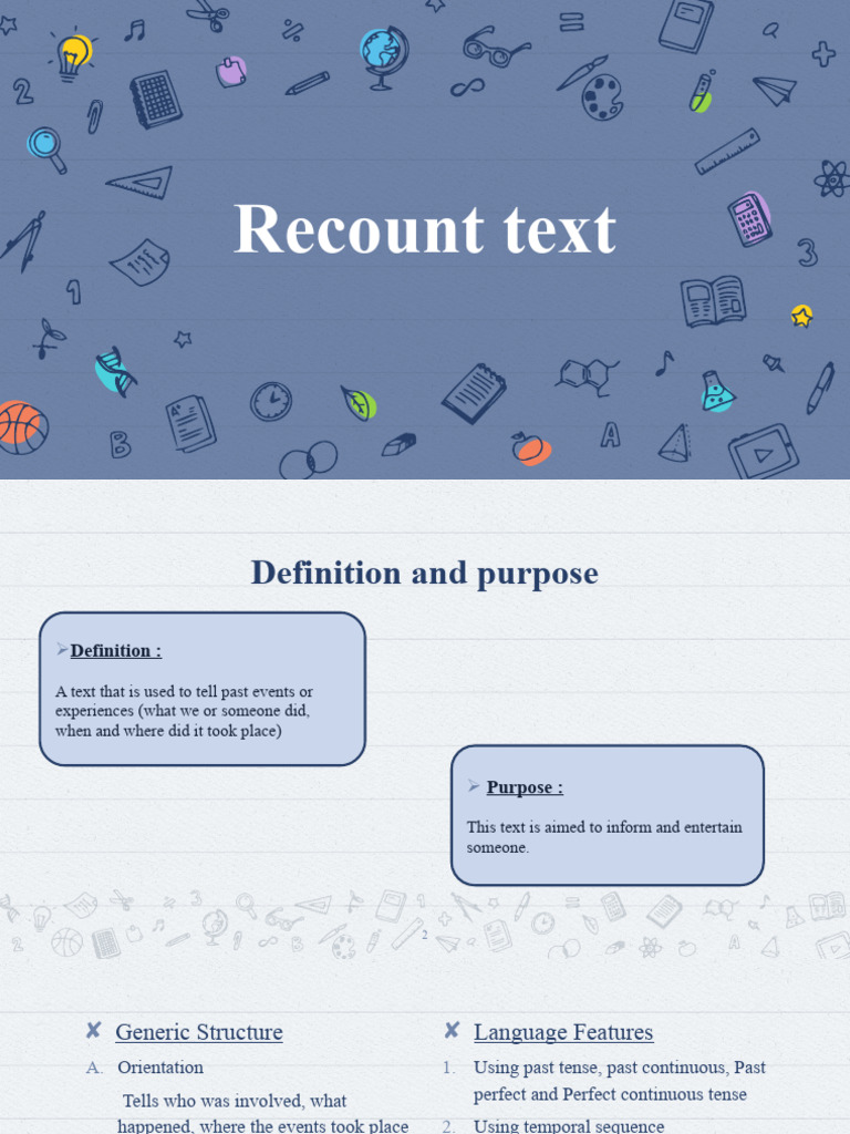 Recount Text Kelas 8 | PDF