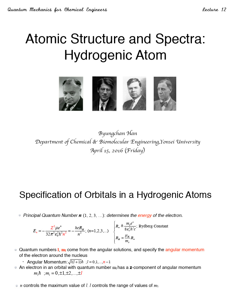 Lecture 13 | PDF | Atomic Orbital | Electron Configuration