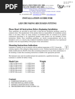 SJ Lite T8 LED Luminaire Catalogue | PDF | Glass Applications | Components