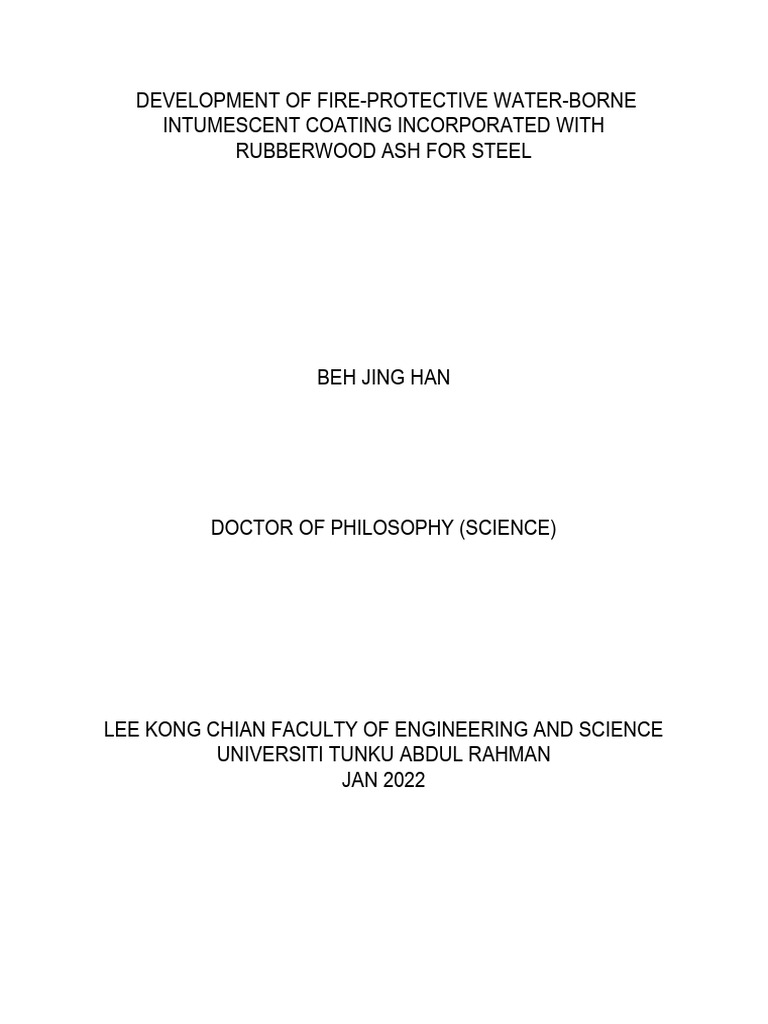 PHD Beh Jing Han | PDF | Hydroxide | Aluminium Oxide