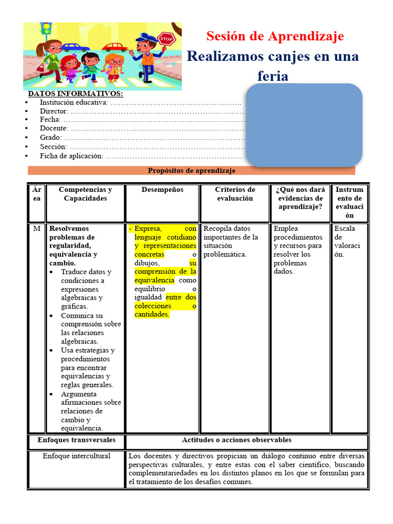 2do Grado Material Día 2 Mat Realizamos Canjes en La Feria Escolar ...