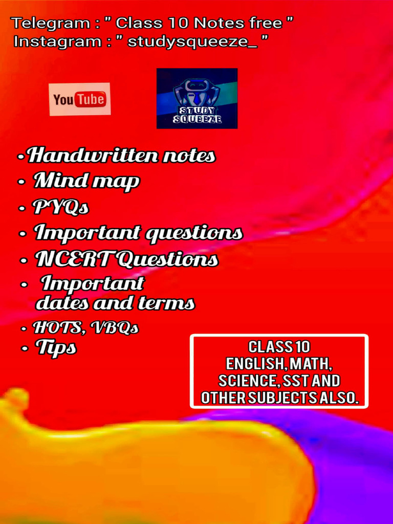 Math Handwritten Formula Sheet Class 10 (1) | PDF | Equations | Mathematics