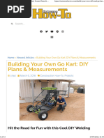 Buggy Construction Plans Guide | PDF | Axle | Steering