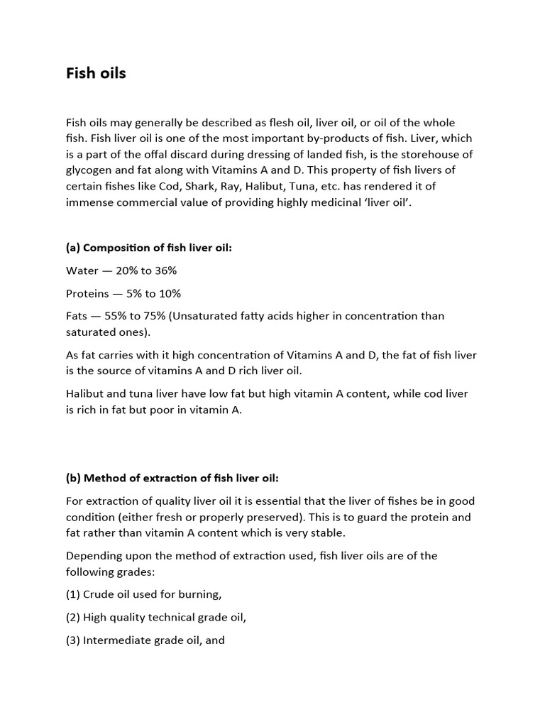 Fish PPT Content - 120057 | PDF | Oil | Fat