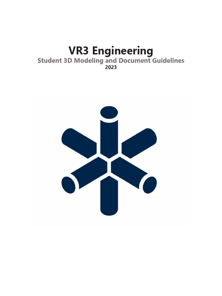 VR3 Engineering 3D Modeling Guidelines | PDF | Art